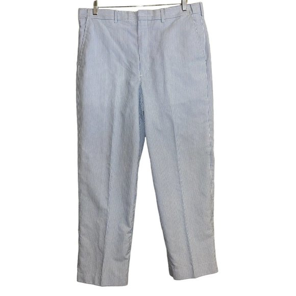 Bayer | Pants | Bayer Adjustaband Men Seersucker Striped Pant 36m ...